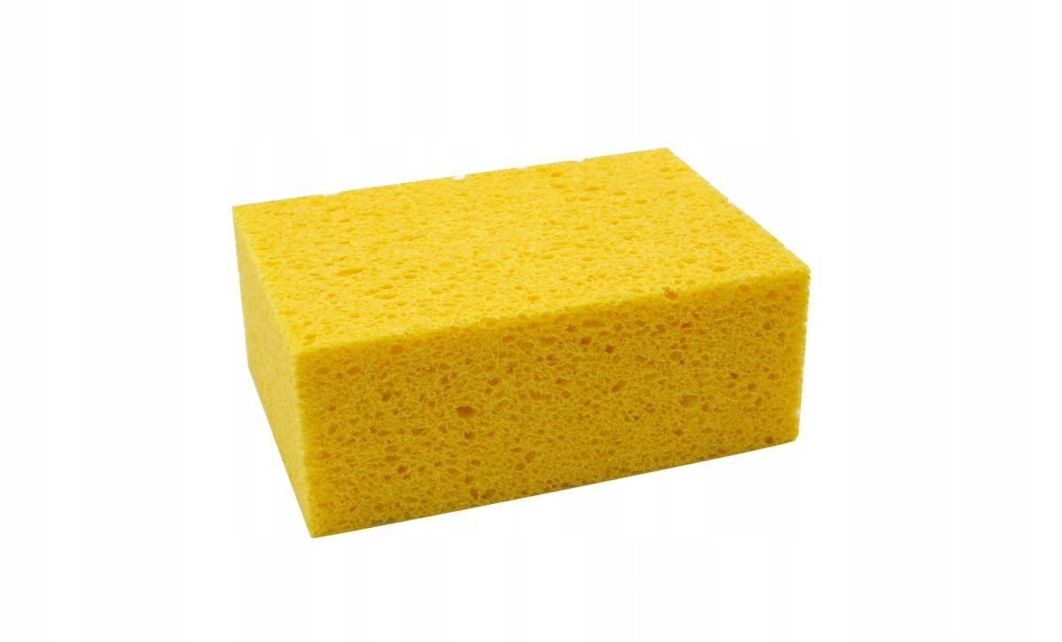GĄBKA BUDOWLANA GLAZURNICZA CELULOZOWA KOSTKA ŻÓŁTA SOLID 150/110/60mm ...