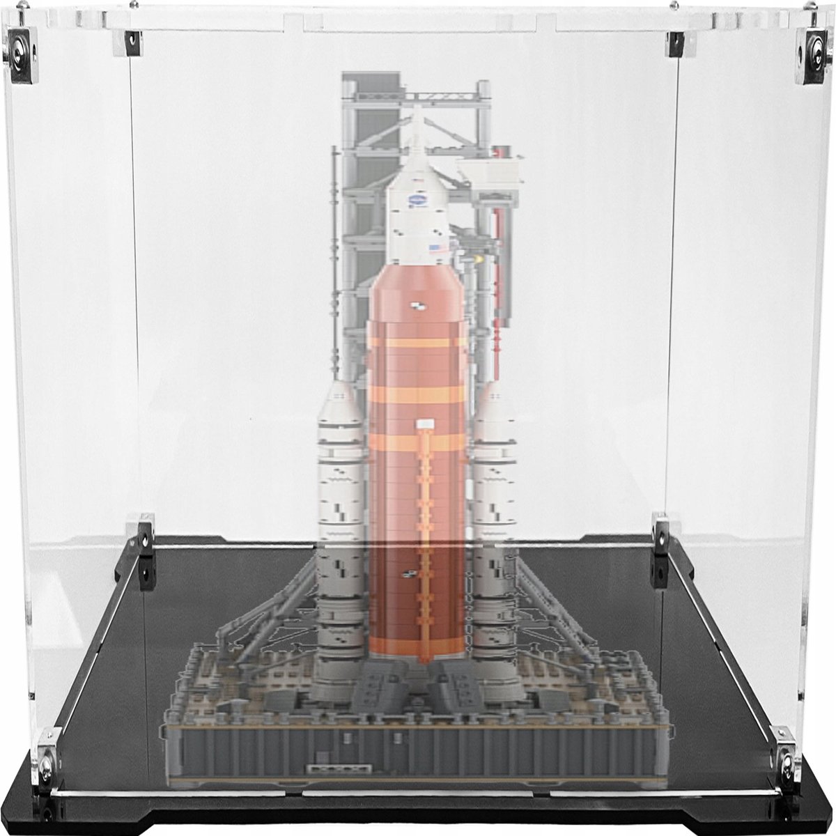 Gablota z czarną podstawą do zestawu LEGO 10341 - Rakieta SLS NASA ...