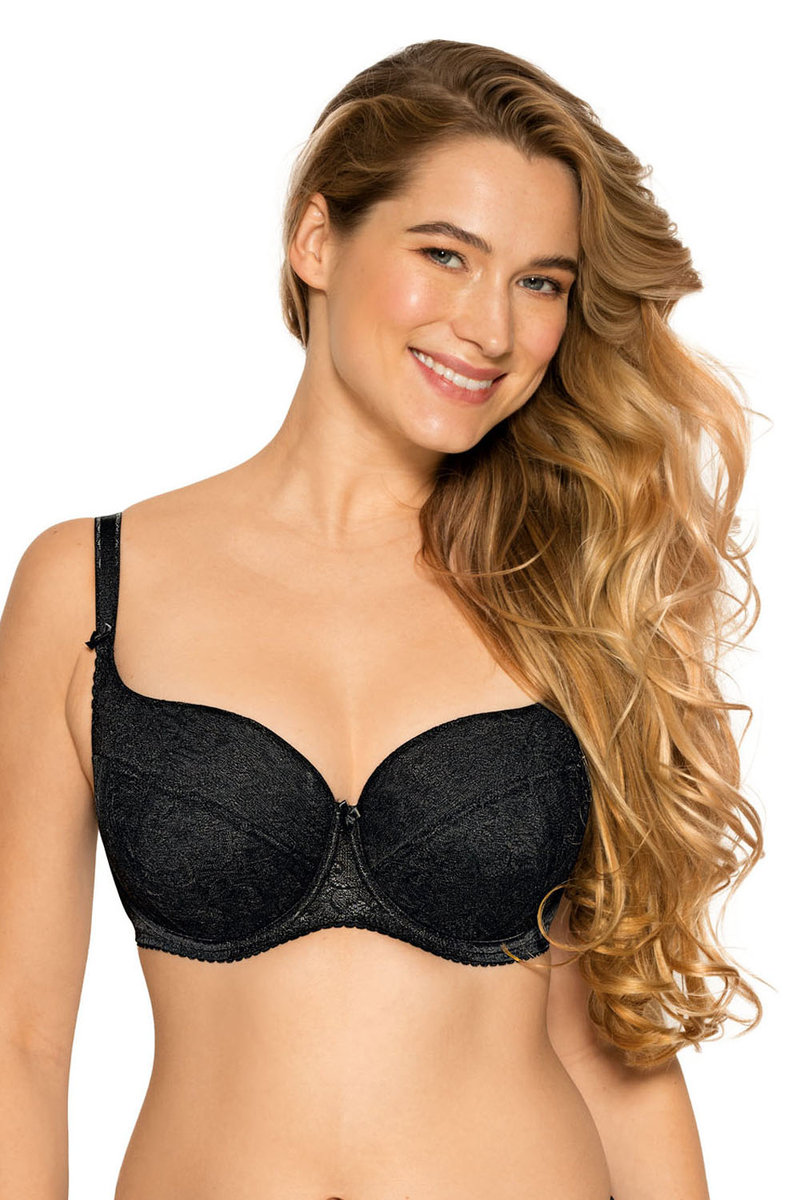 Gaia 758 Micaela czarny 70D Biustonosz usztywniany - GAIA | Moda Sklep EMPIK.COM