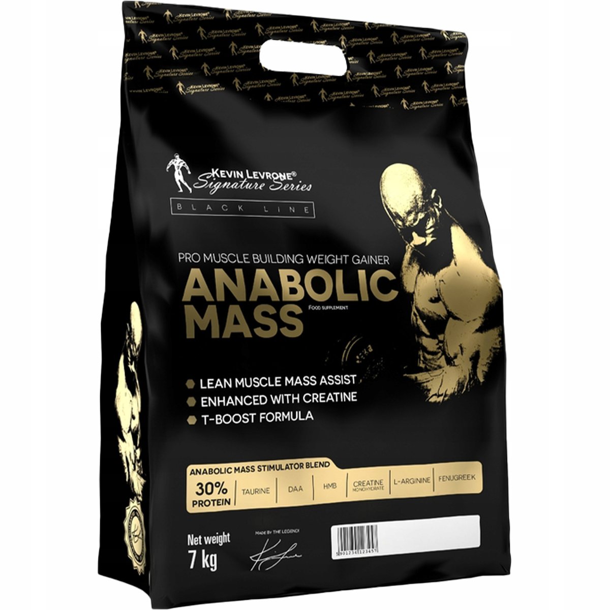 Gainer Masa 7kg KEVIN LEVRONE Anabolic Mass Odżywka Białko Regeneracja ...