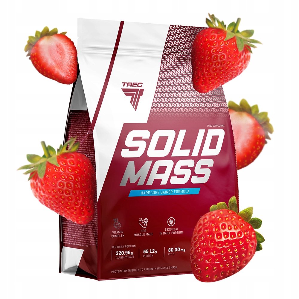 Gainer Trec Solid Mass 3000G Smaczny Zestaw Białek I Węglowodanów 3 Kg ...