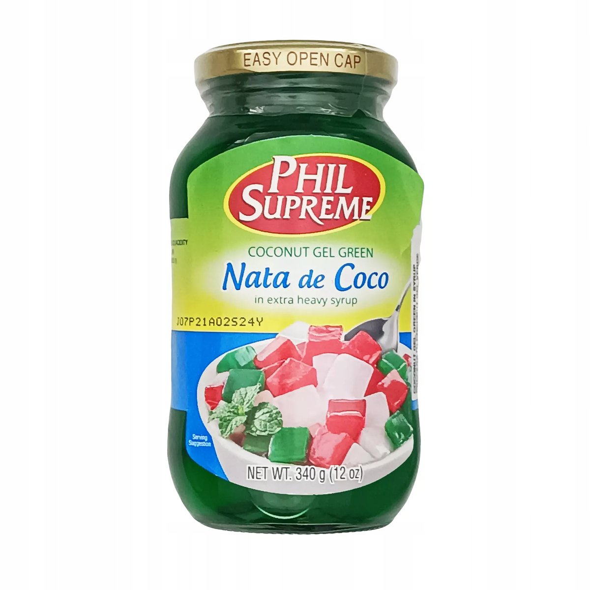 Galaretki kokosowe w syropie zielony Nata De Coco Green Phil Supreme ...