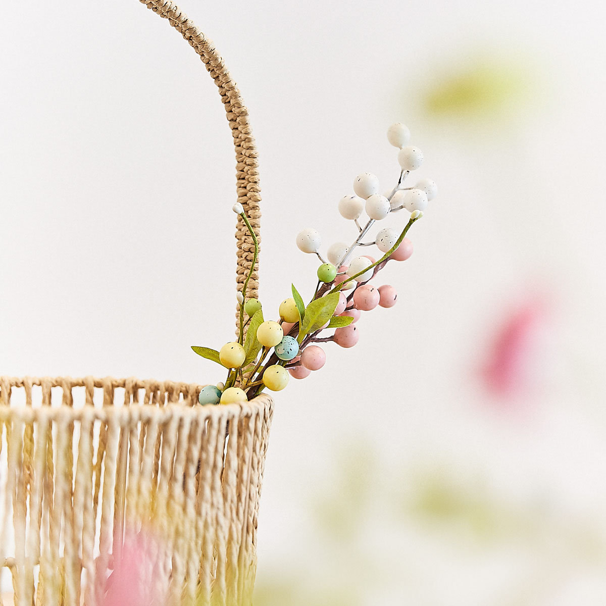 Gałązka wielkanocna TAZIA PASTEL z kuleczkami 40 cm HOMLA - Homla ...