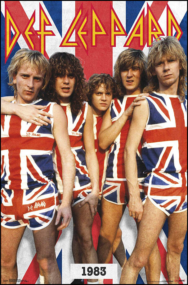 Galeria Plakatu, Plakat, Def Leppard 1983, 56,6x86,4 cm - Galeria ...