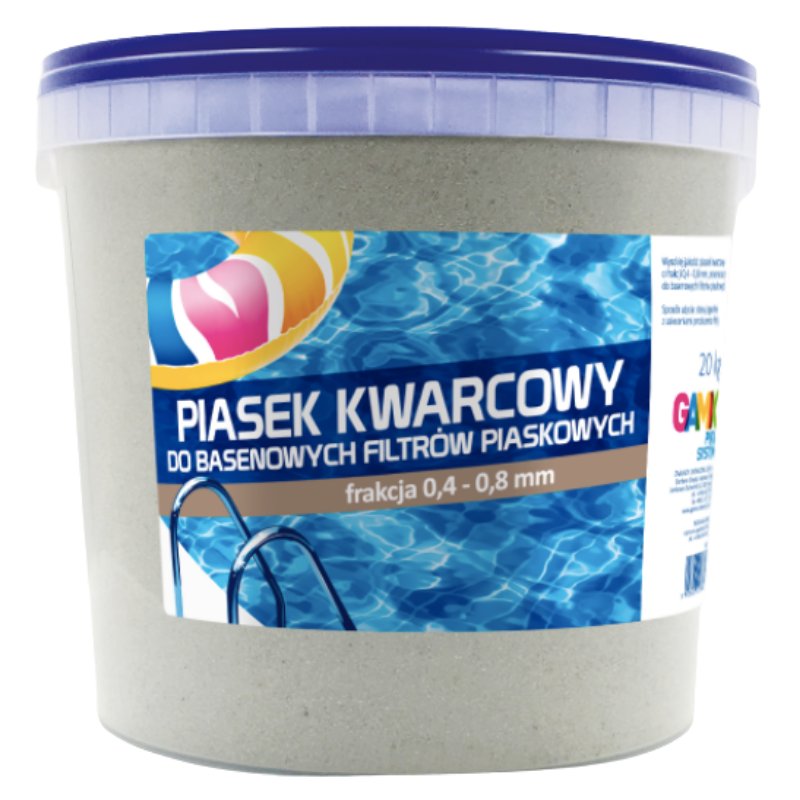 Gamix, Piasek Kwarcowy Do Basenowych Filtrów Pisakowych 20 Kg - GAMIX ...