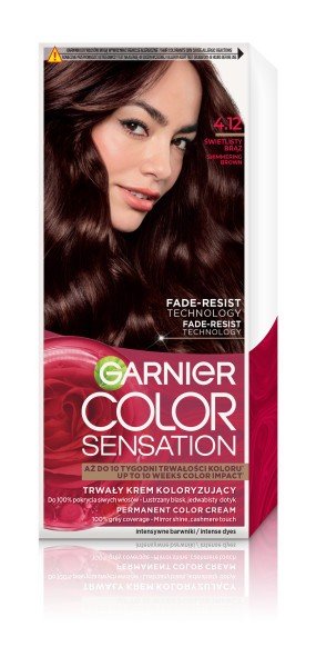 Garnier Color Sensation Farba Koloryzująca Do Włosów 4.12 Świetlisty ...