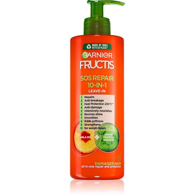 Garnier Fructis SOS Repair 10IN1 pielęgnacja włosów bez spłukiwania 400 ...