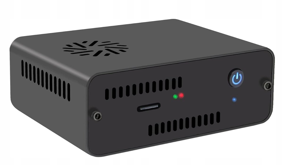 Geekworm NASPi V2.0 NAS do Raspberry PI 4 B SATA 2,5" Obudowa Aluminium ...