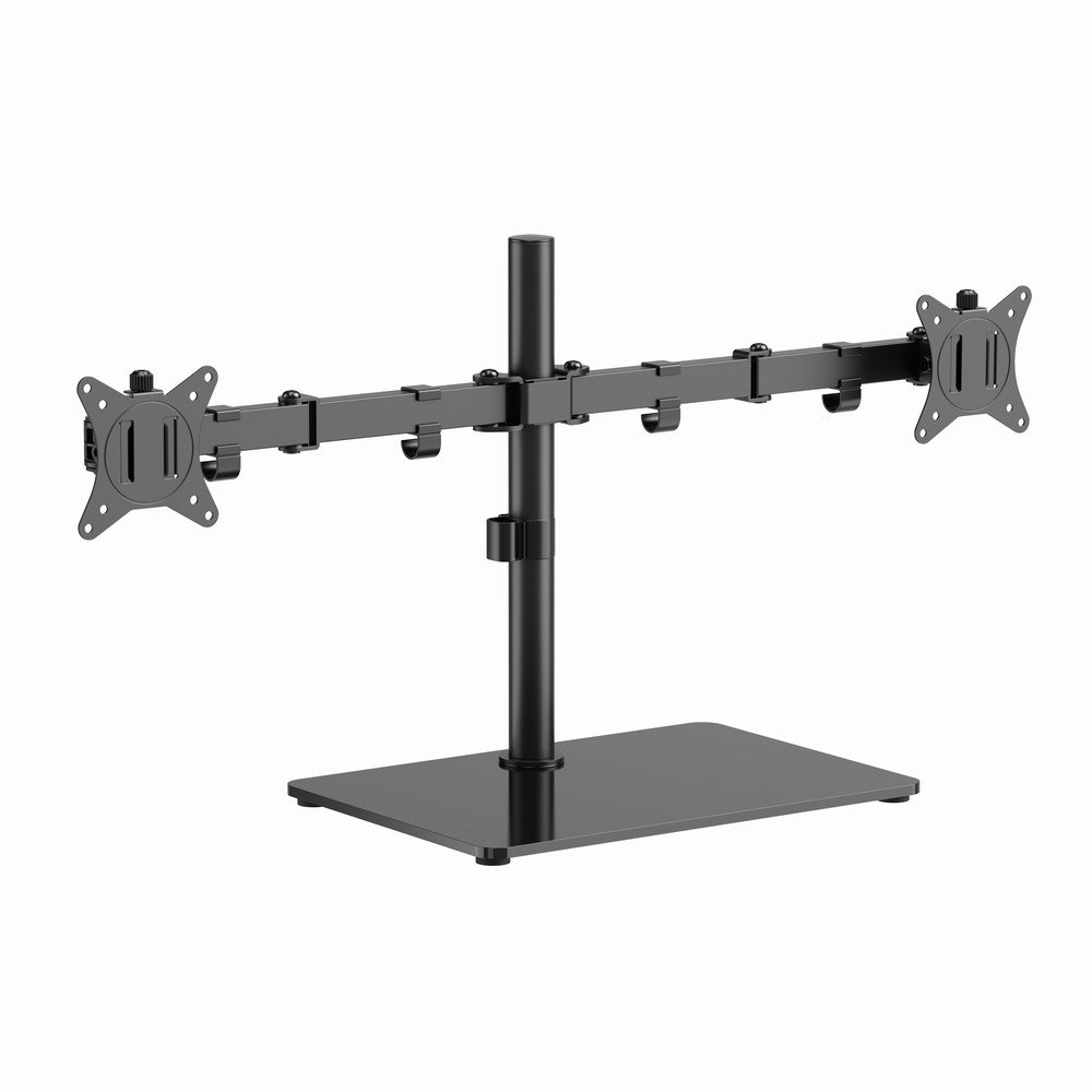 GEMBIRD STOJAK BIURKOWY NA DWA MONITORY (REGULOWANY) 17”-32”, DO 9 KG ...