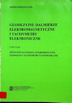 Geodezyjne dalmierze elektromognetyczne i tachymetry elektroniczne ...