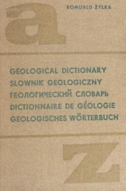 Geological dictionary Słownik Geologiczny - Opracowanie zbiorowe ...