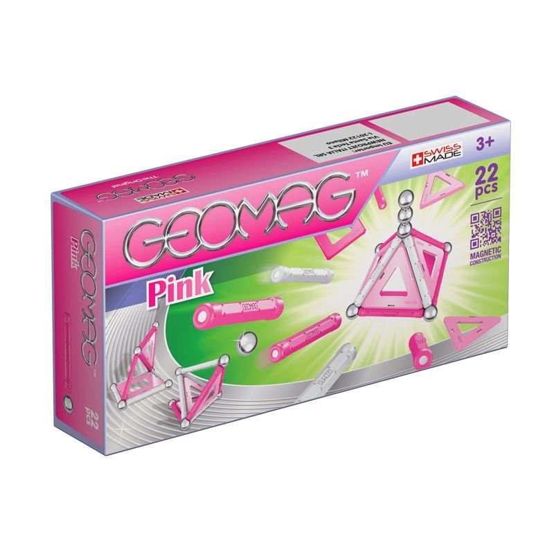 Geomag Panels Pink, klocki magnetyczne - Geomag | Sklep EMPIK.COM