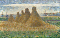 Georges Seurat Haystacks (1882) - plakat 84,1x59,4 - Inna marka | Sklep ...