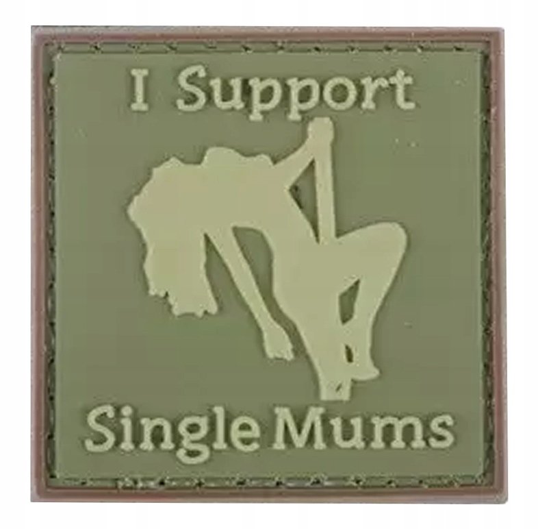 Gf Corp Naszywka 3D - I Support Single Mums Oliv - GFC Tactical | Sklep EMPIK.COM