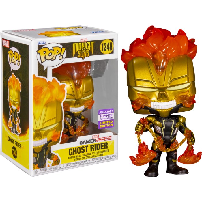 Ghost Rider - Midnight Suns Sddc Convent 1248 Funko Pop! Pop - Funko ...