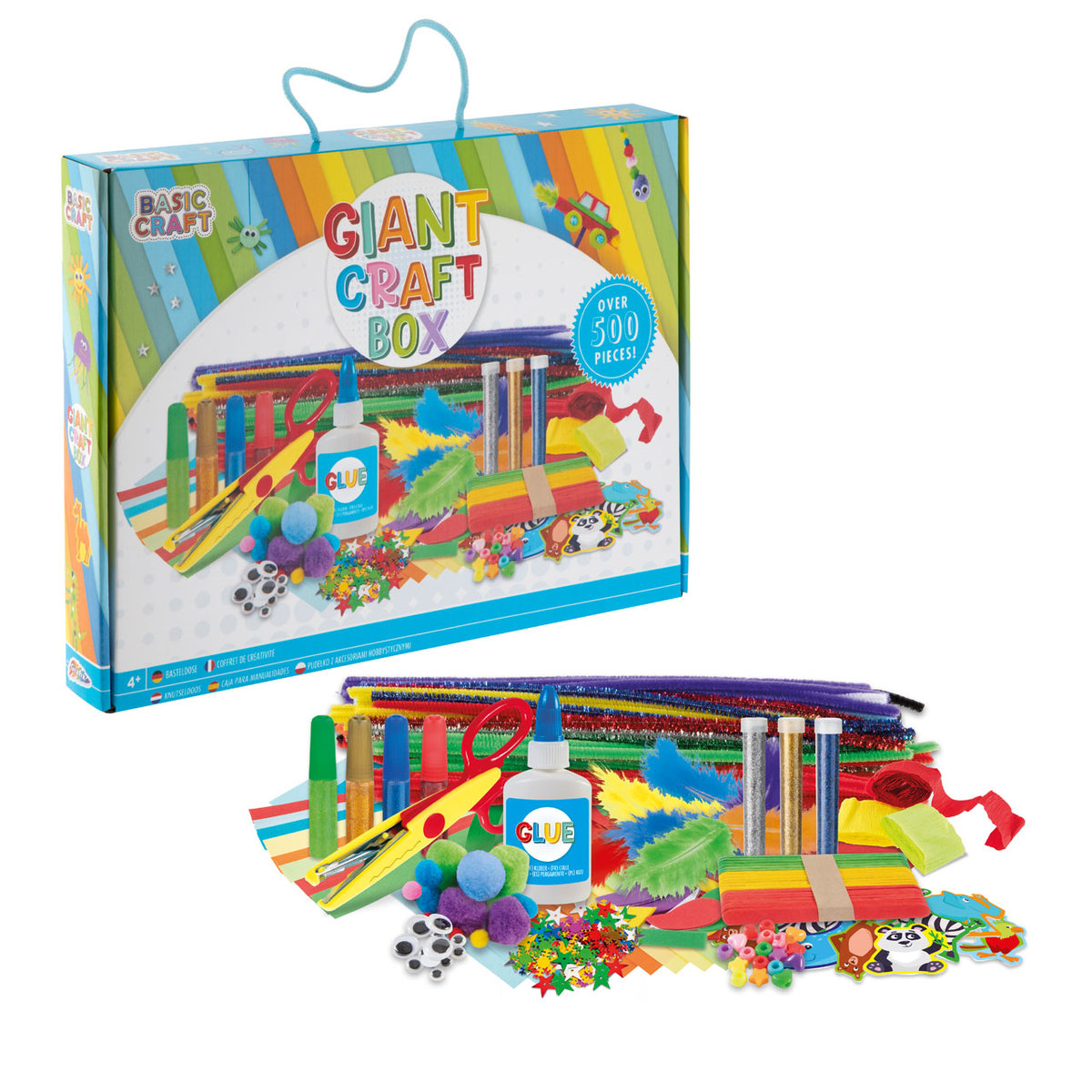 Giant Craft Box 40x30 cm, ponad 500 elementów - Inna marka | Sklep ...