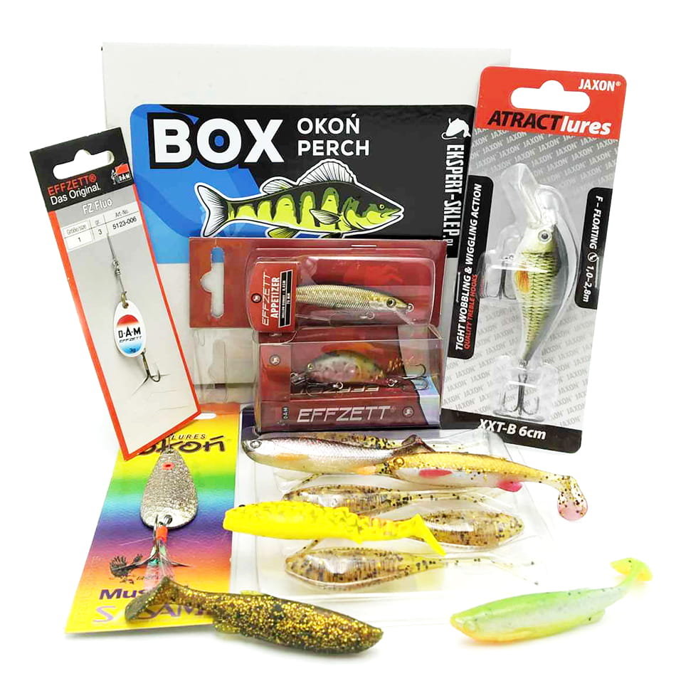 GIFT BOX WĘDKARSKI SPINNINGOWY - OKOŃ - PREZENT DLA WĘDKARZA PREMIUM ...