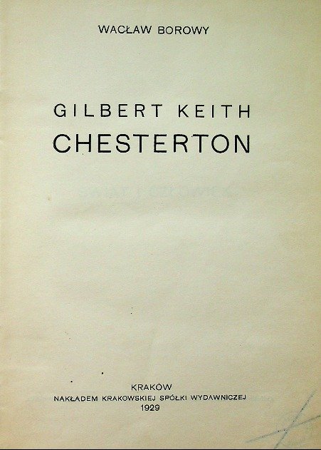 Gilbert Keith Chesterton - Opracowanie zbiorowe | Książka w Empik