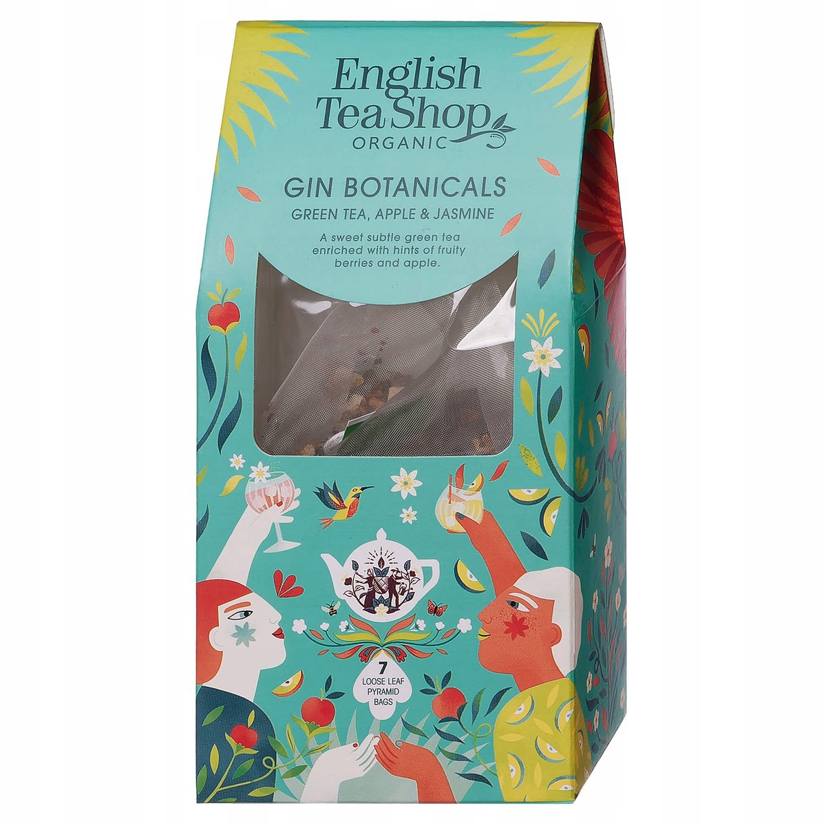 Gin Botanicals - Green Tea, Apple & Jasmine 7 Ekologicznych Piramidek - English Tea Shop | Sklep ...