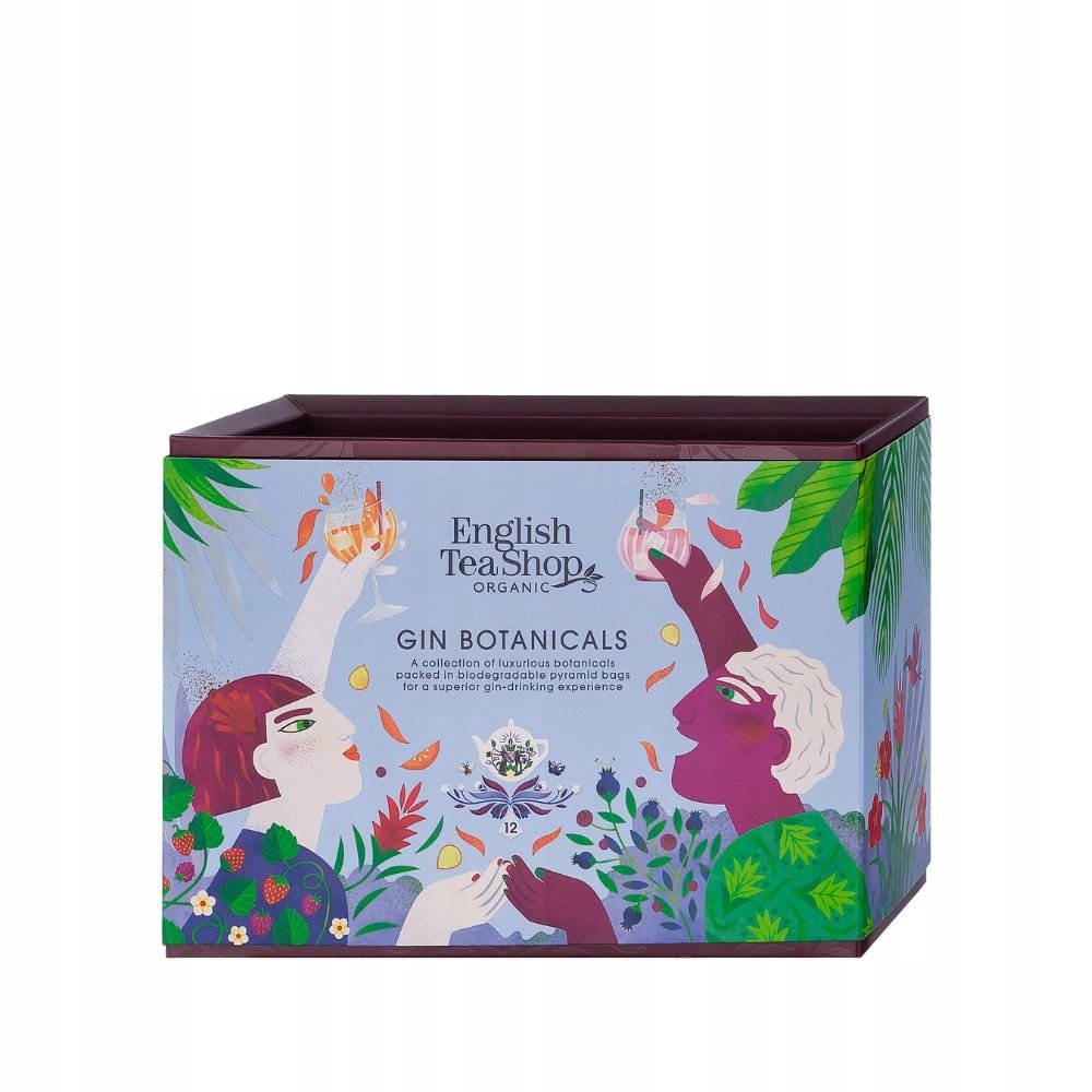 Gin Botanicals Zestaw Ekologicznych Herbatek do Ginu 12 Piramidek w 3 Smaka - English Tea Shop ...