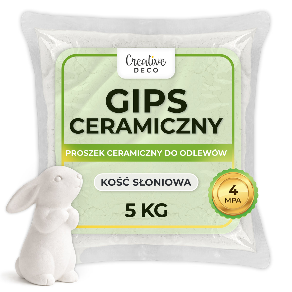 Gips ceramiczny w kolorze kości słoniowej do odlewów rękodzieła 4Mpa ...