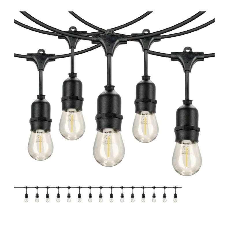 Girlanda BAJA LED SET 15x1W 15m E27 Kobi Design - inna (Inny) | Sklep ...