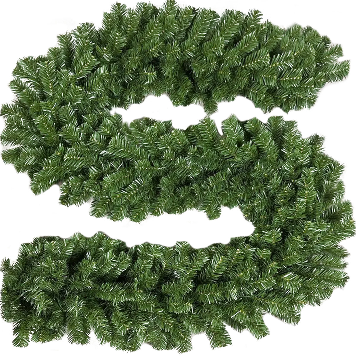 Girlanda Choinkowa Łańcuch Świąteczna 270 cm Sztuczna Zielona Gęsta 2,7m RUHHY - Ruhhy | Sklep ...