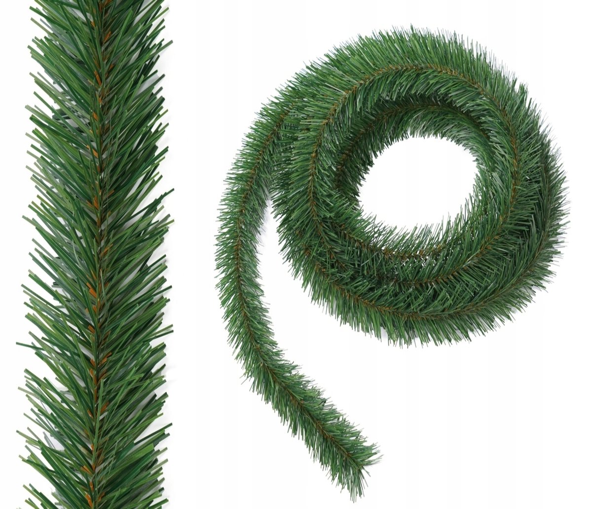 Girlanda Choinkowa Zielona Łańcuch Sztuczna 450 cm - DOMOSFERA | Sklep EMPIK.COM