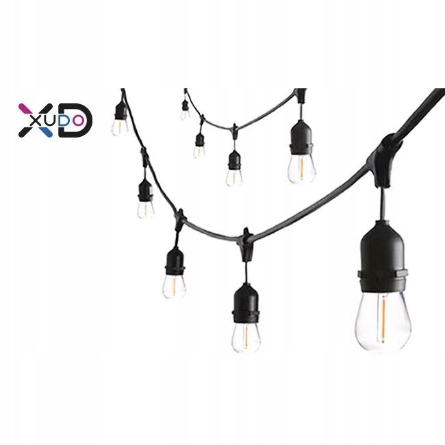Girlanda LED 10m 10x E27 z żarówkami 1W - Inna marka | Sklep EMPIK.COM