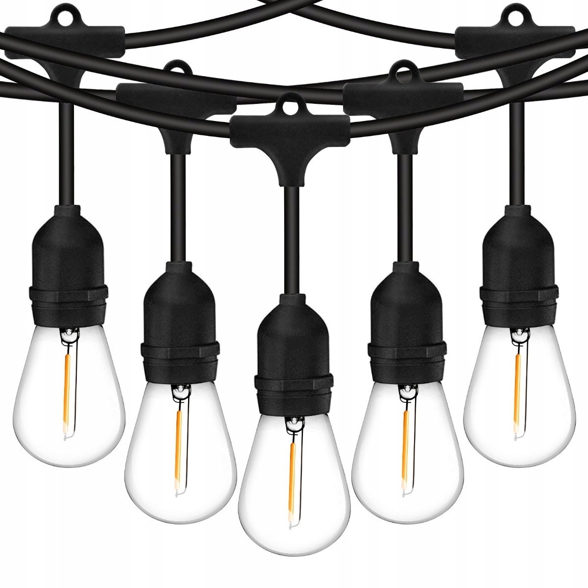 Girlanda OGRODOWA ŚWIETLNA 15m + 15x Żarówki LED - Lumiled | Sklep ...