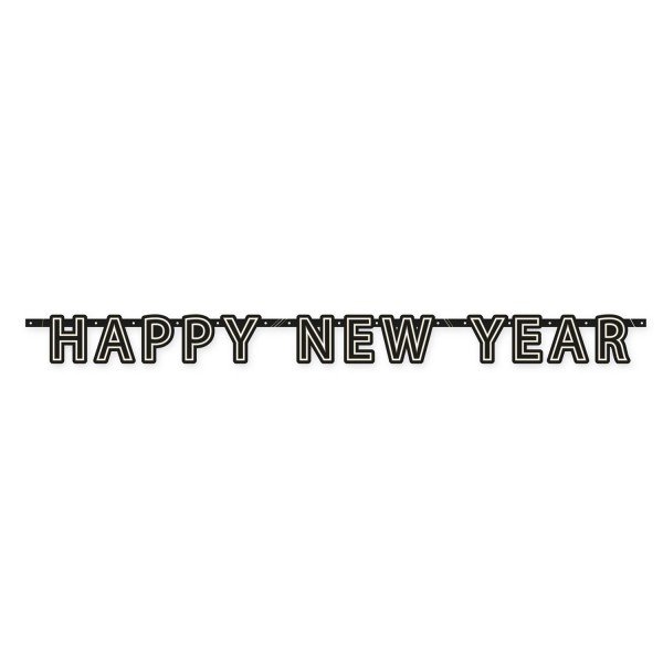 Girlanda papierowa napis na sylwestra Happy New Year - AMSCAN | Sklep ...