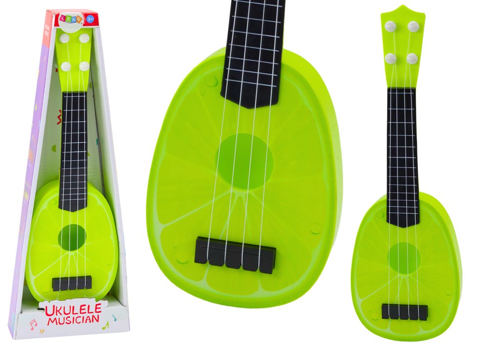 GITARA DLA DZIECI 4 STRUNY ZIELONA - Inny producent | Muzyka Sklep EMPIK.COM