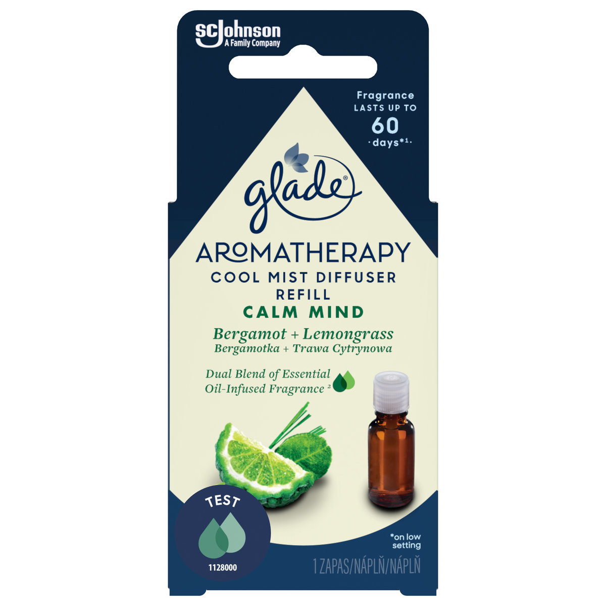 Glade® Aromatherapy Cool Mist Diffuser - Calm Mind, Zapas Do Dyfuzora ...