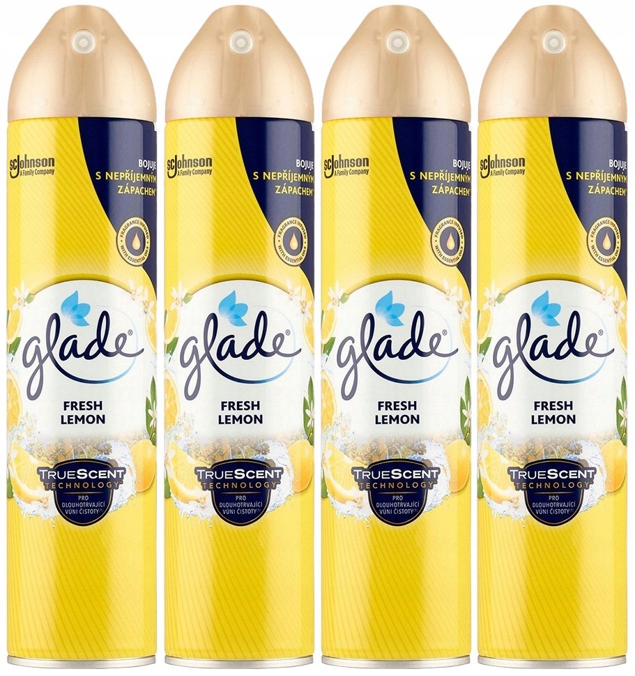 Glade Odświeżacz Fresh Lemon Spray 300 Ml X4 - Glade | Sklep EMPIK.COM
