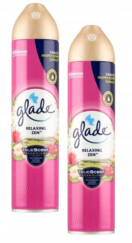 Glade Relaxing Zen Japoński Ogród Odświeżacz Powietrza Spray 2X300Ml ...