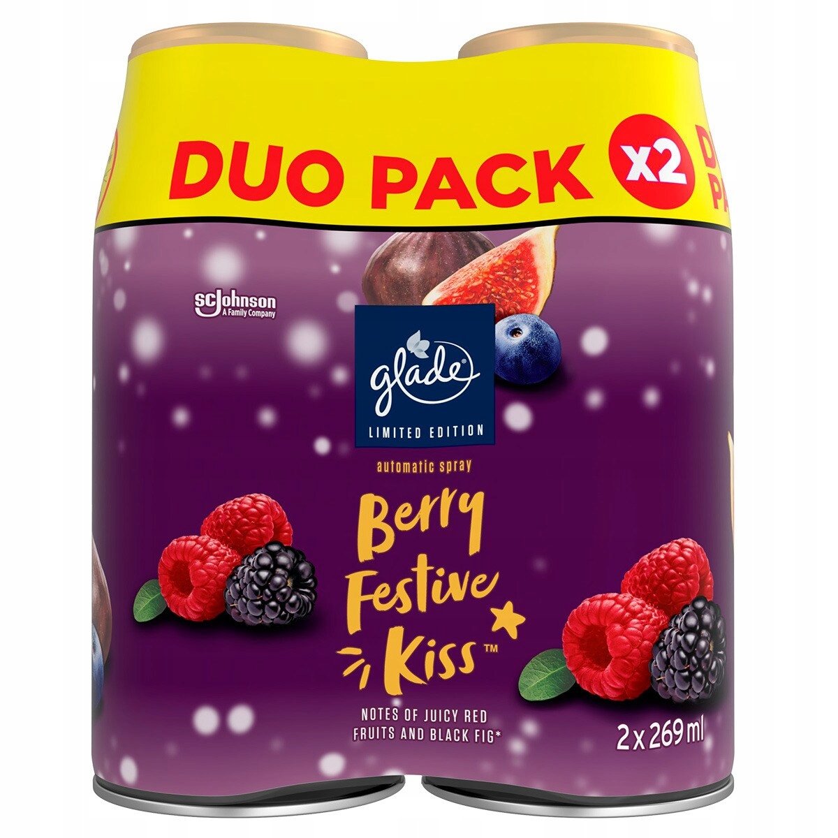 Glade Spray Odświeżacz Berry Festive Kiss 2x269ml DUOPACK - Glade ...