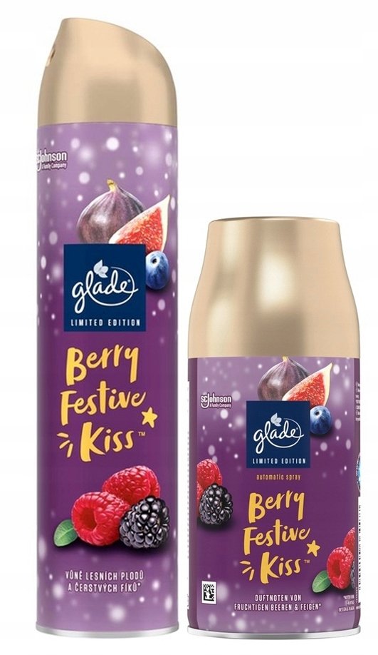 Glade Zapas Do Odświeżacza Berry Festive 269Ml + Berry Festive Spray ...