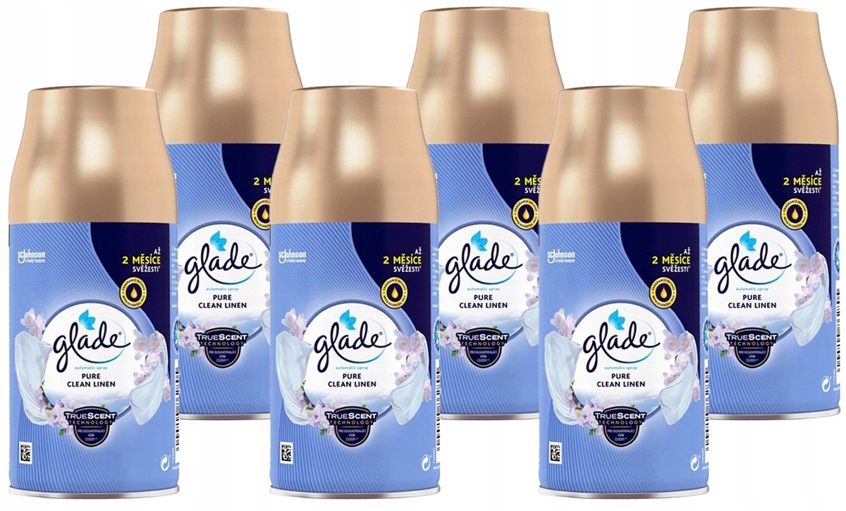 Glade Zapas Do Odświeżacza Pure Clean Linen Spray X6 - Glade | Sklep ...