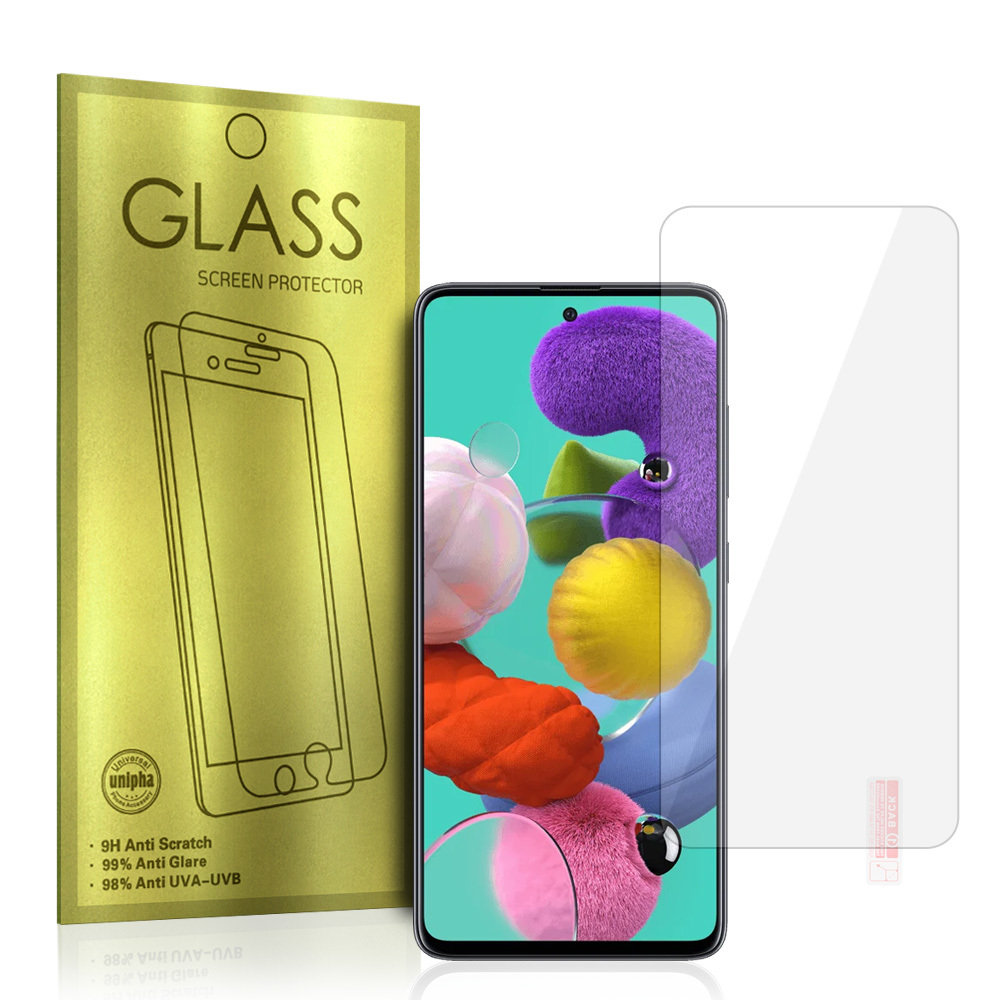 Glass Gold Hartowane szkło do SAMSUNG GALAXY A51/A51 5G - Inna marka | Sklep EMPIK.COM