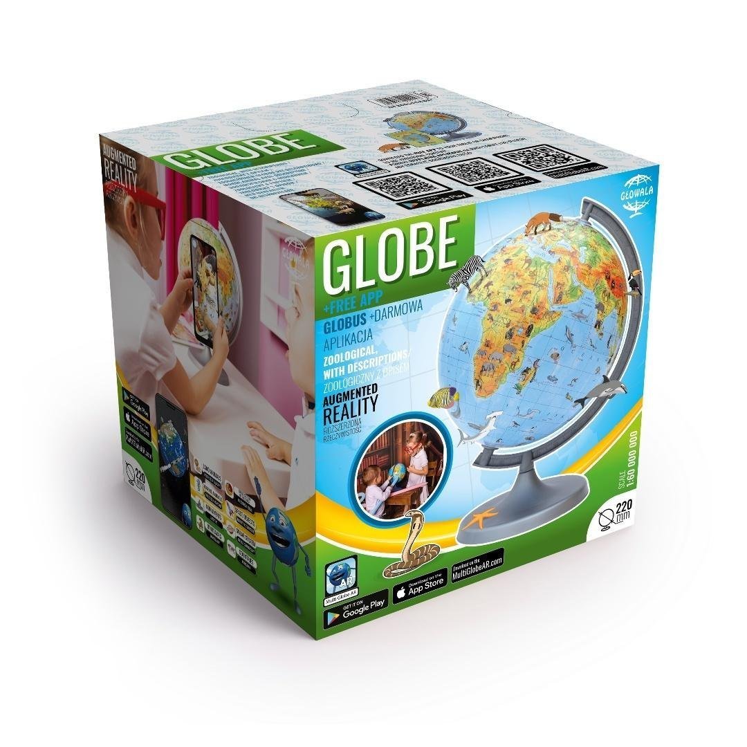 Globus zoolog. w kartonie Multi Globe AR 22cm SK - Inna marka | Sklep ...