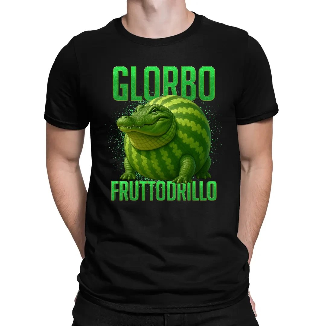 Glorbo fruttodrillo - Italian brainrot - męska koszulka na prezent ...