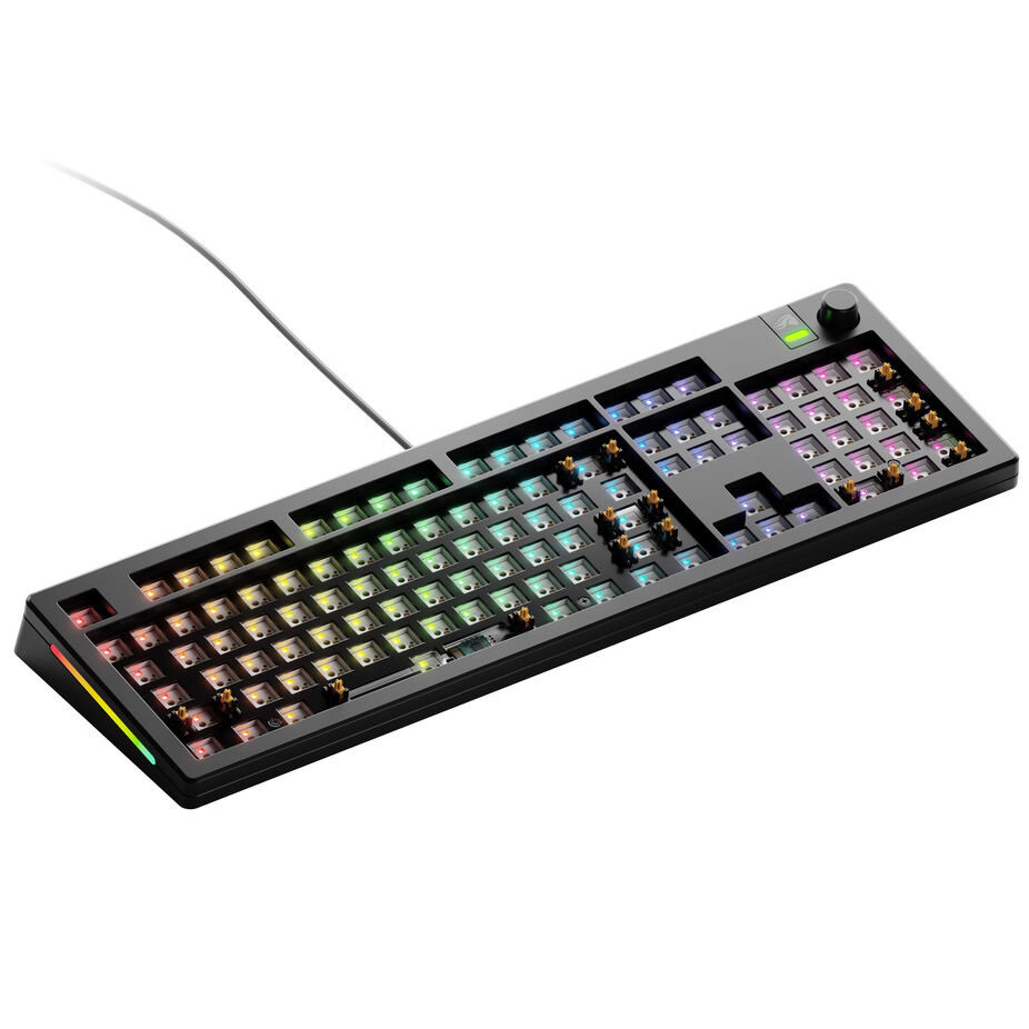 Glorious GMMK 3 Klawiatura gamingowa 100%, Barebone, Layout ANSI Black ...