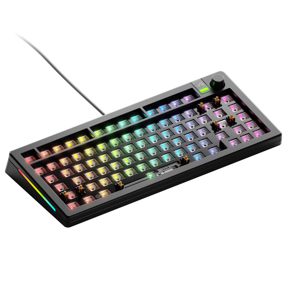 Glorious GMMK 3 Klawiatura gamingowa 75%, Barebone, Layout ANSI Black ...