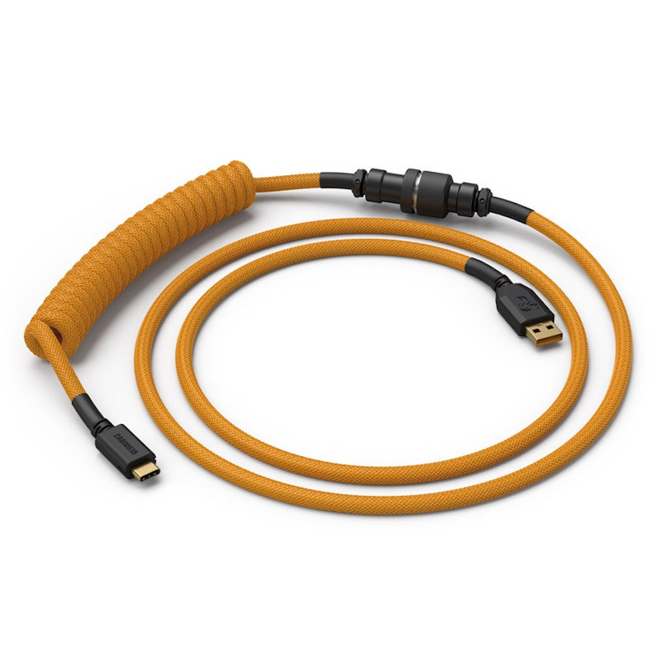 Glorious GMMK Coiled Cable Glorious Gold, Kabel spiralny, USB-C/USB-A ...