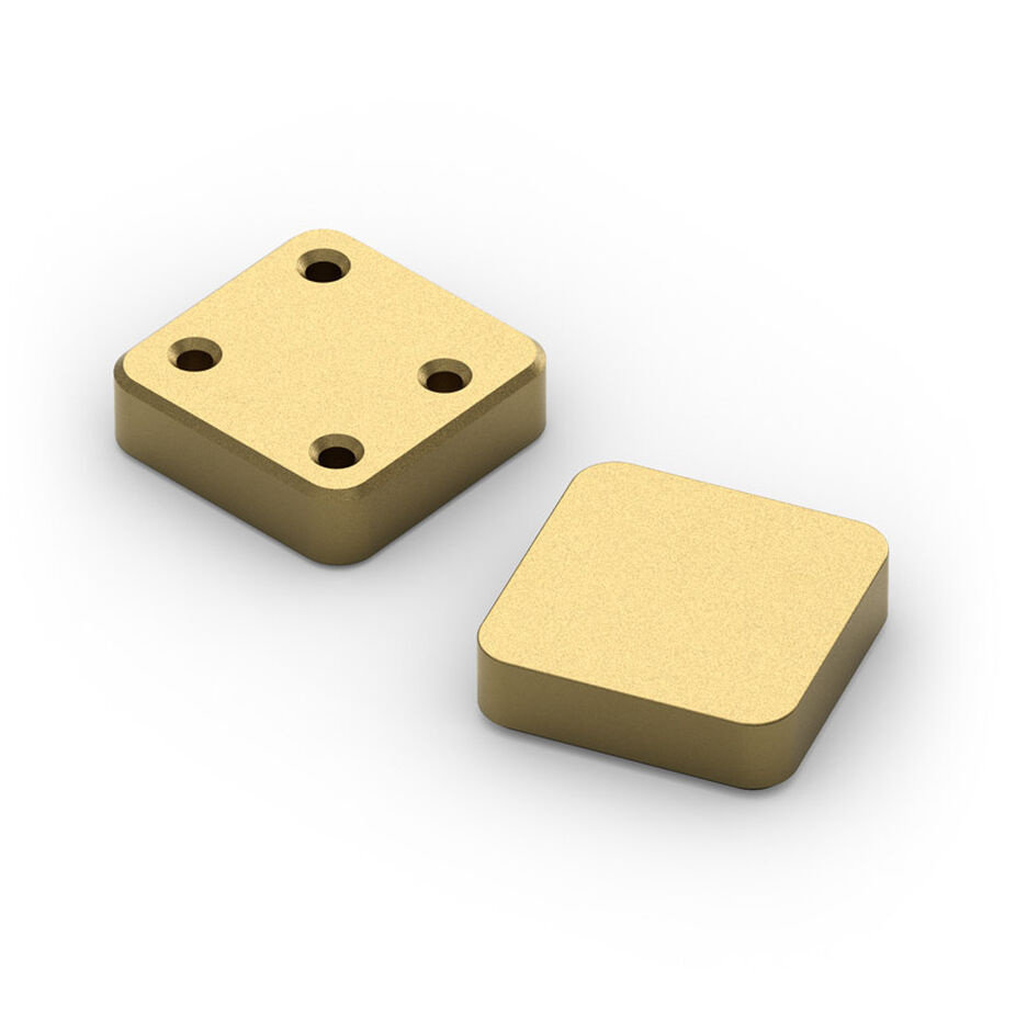 Glorious Numpad Blank Badge, Gold - GLORIOUS | Sklep EMPIK.COM