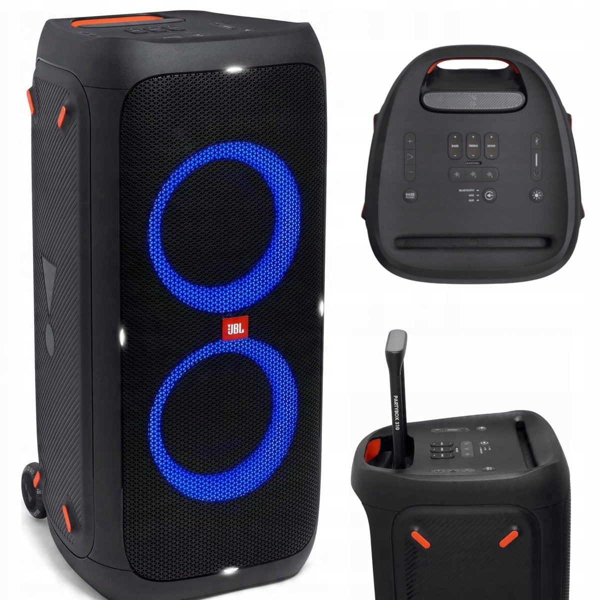 Głośnik Partybox Jbl Mocny Przenośny 310 Czarny 240 W - Jbl | Sklep EMPIK.COM