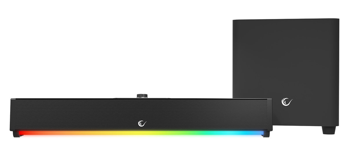 Głośniki gamingowy Rampage RM-1 SoundWave Plus TF, BT+USB+AUX, 64W ...