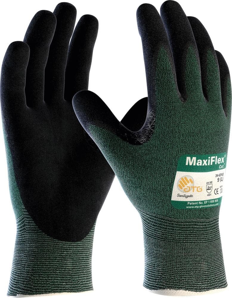 Gloves size 12, MaxiFlex Cut 3B 34-8743, 12 pairs ATG34874312 - ATG ...