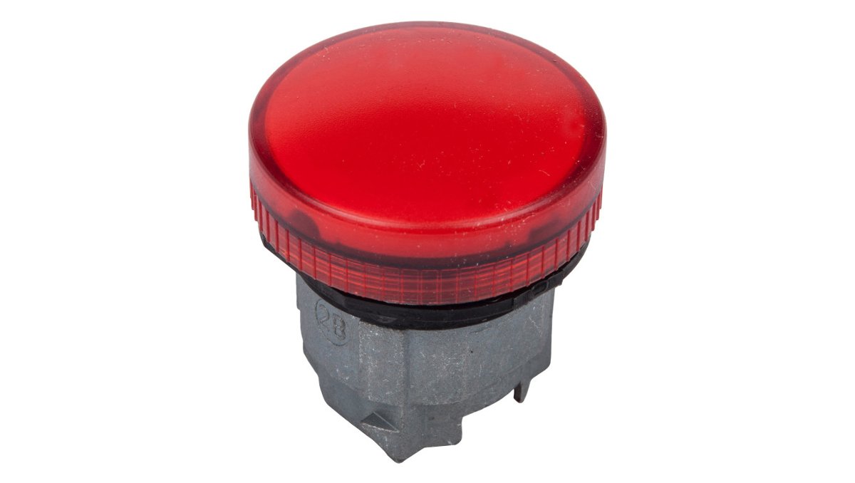 Główka lampki sygnalizacyjnej 22mm czerwona ZB4BV04 - Schneider ...