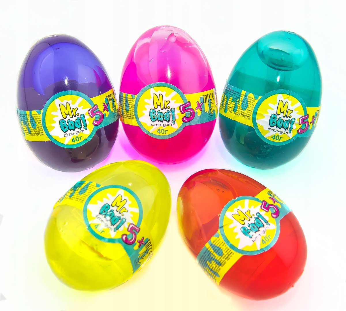 Glutek Antystresowy Slime Tm Mr Boo Jajko - Okto | Sklep EMPIK.COM
